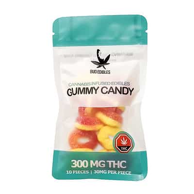 Bud Edibles Peach Rings | Buy Weed Online