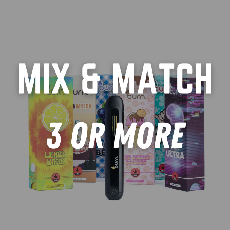 3+ Burn Disposable Vapes - Mix & Match | Buy Weed Online | Online ...