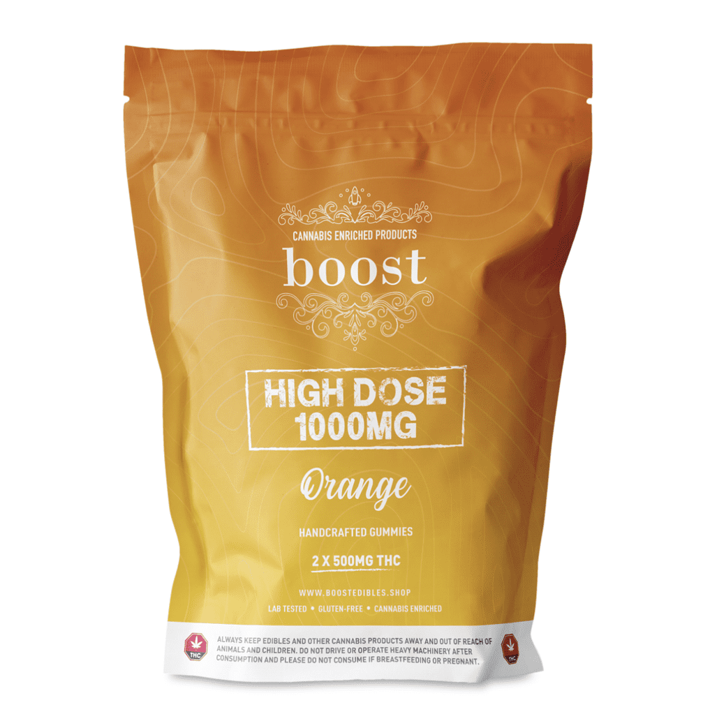 Boost THC High Dose - Orange 1000mg Gummies | Buy Weed Online | Online ...