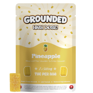 Grounded High Dose Bricks – Pineapple 500mg Gummy | Buy Weed Online ...