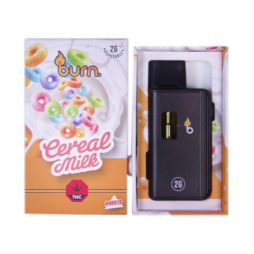 Burn - Cereal Milk 3 Grams Disposable Vape | Buy Weed Online | Online ...