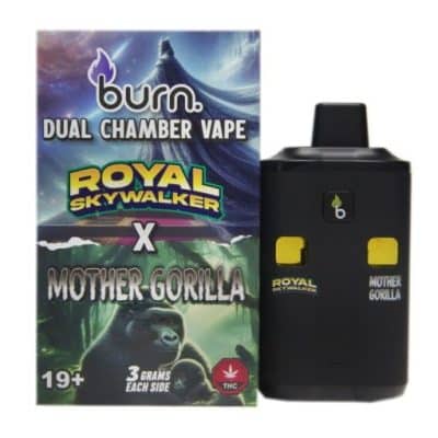 6 Gram Dual Chamber Burn Disposable Vape – Royal Skywalker + Mother ...