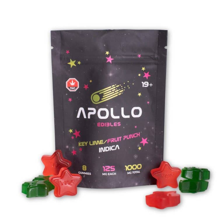 Apollo Edibles - Key Lime/Fruit Punch Indica - 1000mg | Buy Weed Online ...