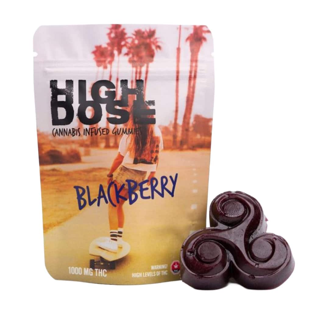 High Dose – Blackberry THC Gummies (1000mg) | Buy Weed Online | Online ...