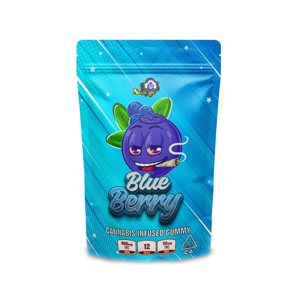 Sky High Edibles - Blueberry Gummy 600mg THC | Buy Weed Online | Online ...
