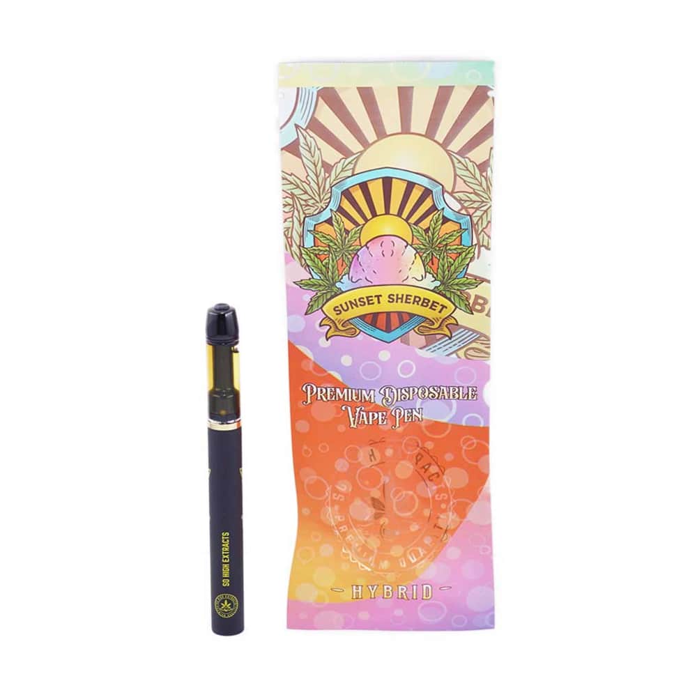 So High Extracts Disposable Pen 1ml - Sunset Sherbet (Hybrid) | Buy ...
