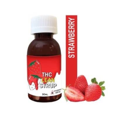 THC Lean Syrup - Strawberry 90ml | Buy Weed Online | Online Dispensary