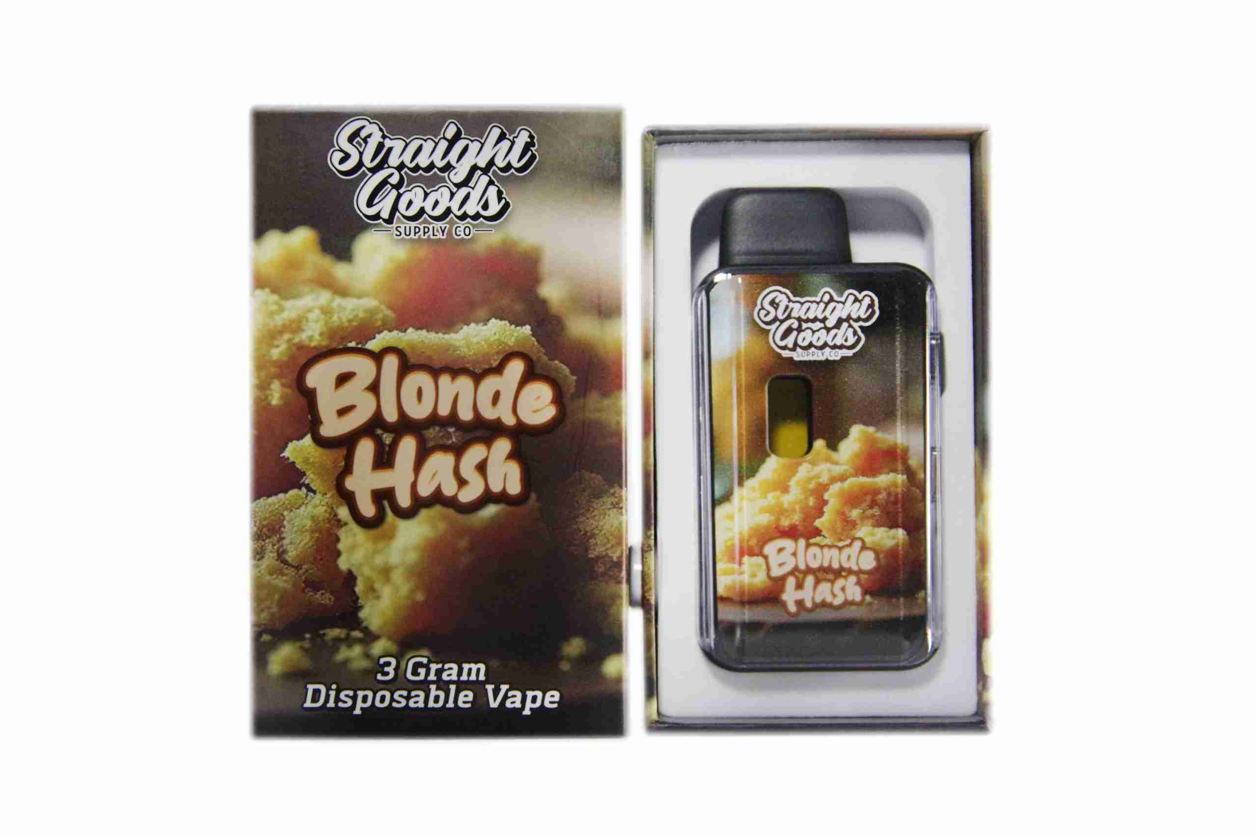 Straight Goods Supply Co. – Blonde Hash (Indica) (3 Gram) | Buy Weed ...