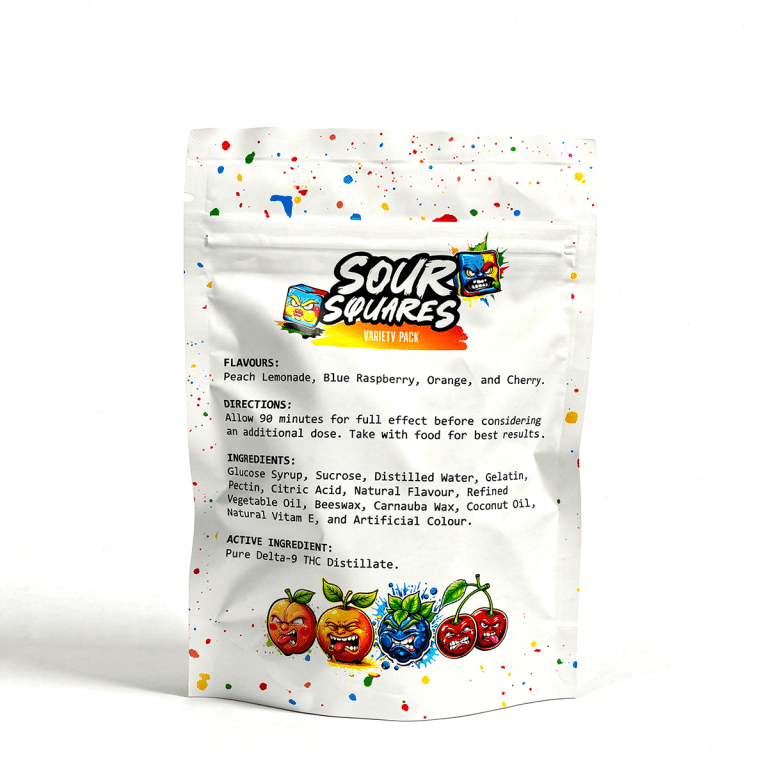 Sour Squares - Sour Variety Gummies - 1000mg | Buy Weed Online | Online ...
